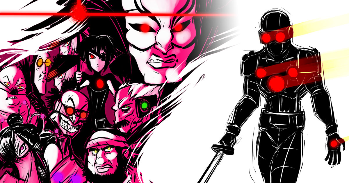 Space Ninja – Neon Harbor